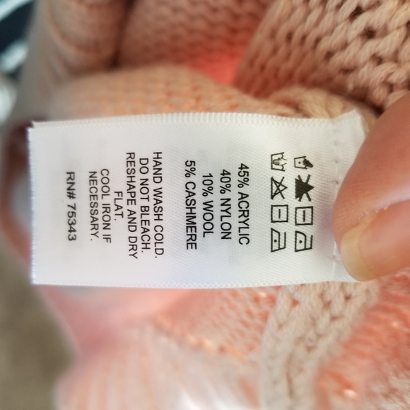 Monteau | Sweaters | Monteau Pink Sweater Cute Cable Knit Medium | Poshmark